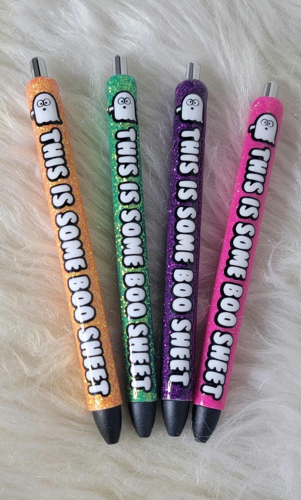 Glitter Pen // Boo Sheet Pen // Inkjoy Gel Pen // Office // Work ...