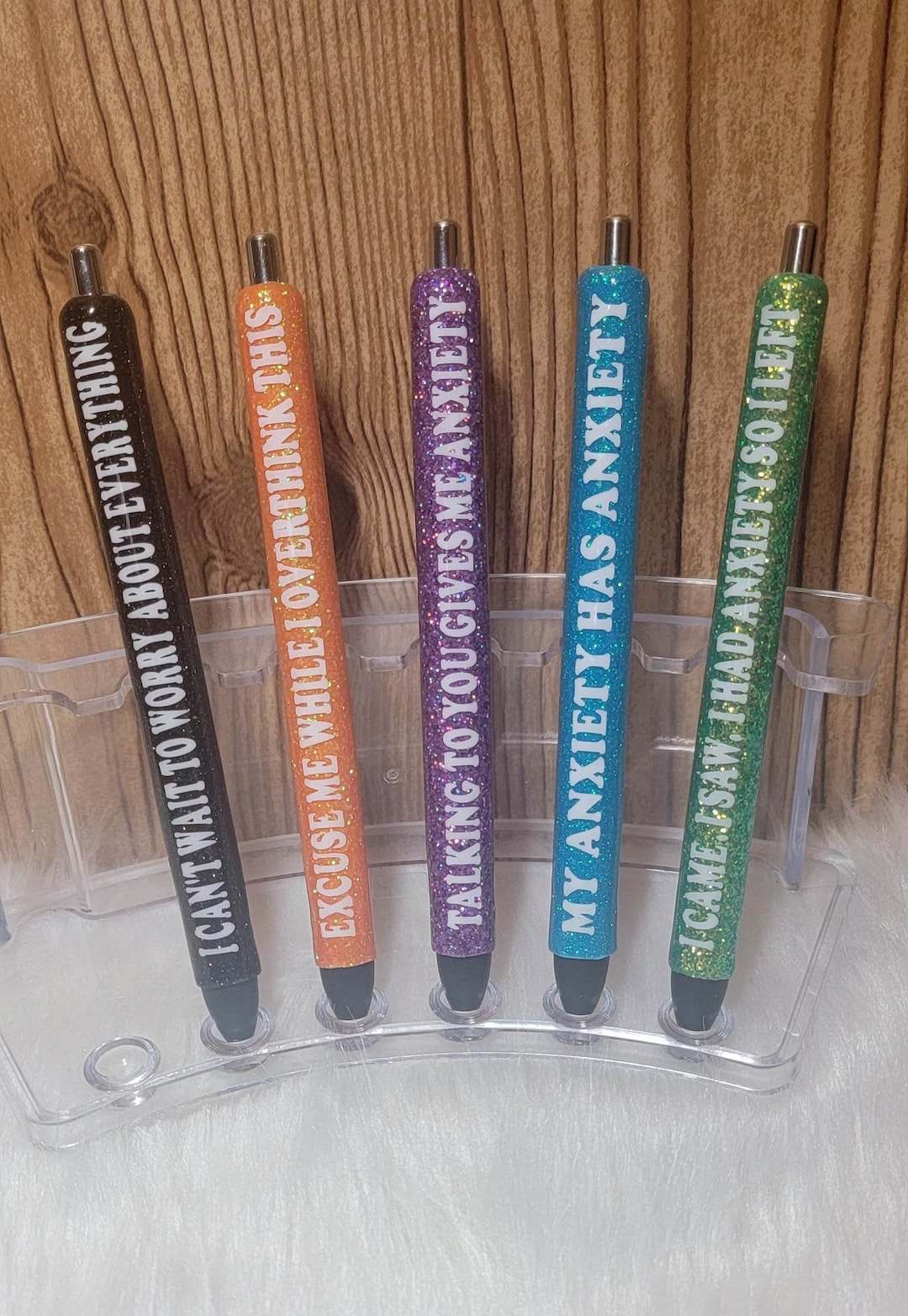 Anxiety Pen // Anxiety Quotes // Anxiety Quote Pen // Inkjoy Gel Pen ...