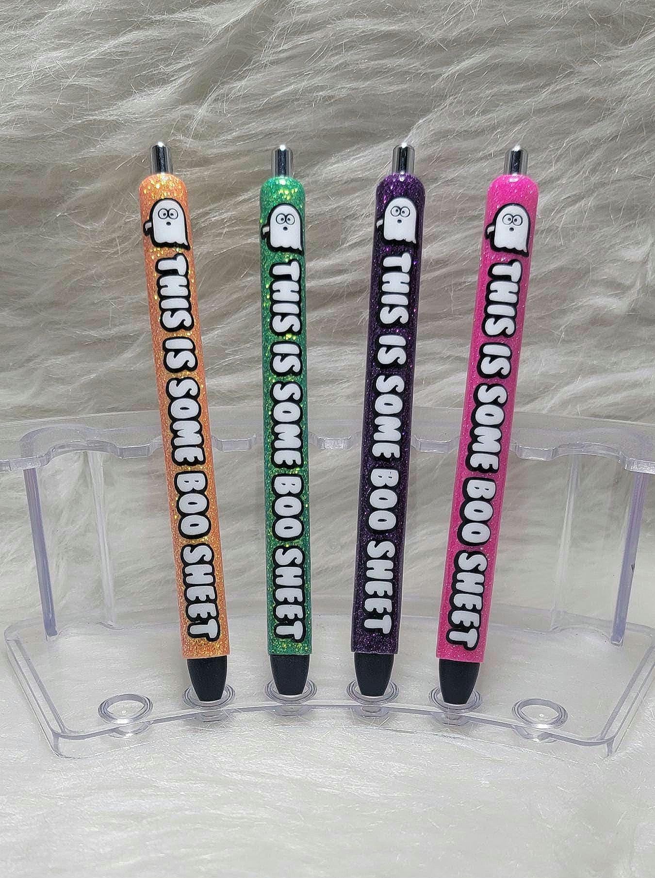 Glitter Pen // Boo Sheet Pen // Inkjoy Gel Pen // Office // Work ...