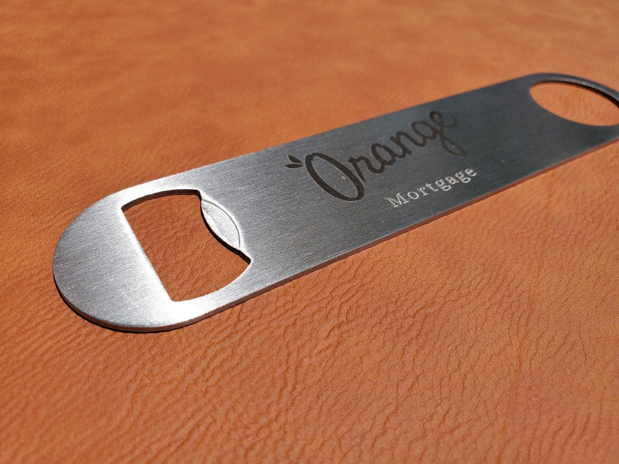 Stainless Steel Personalised Custom Laser Engraved Metal Bar Blade ...