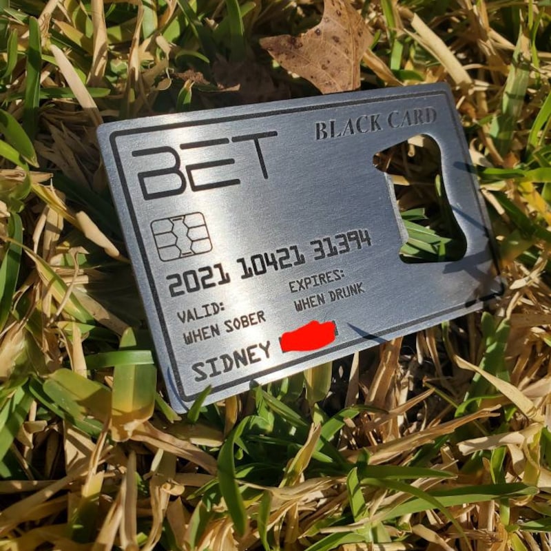 Credit Card Bottle Opener - Etsy