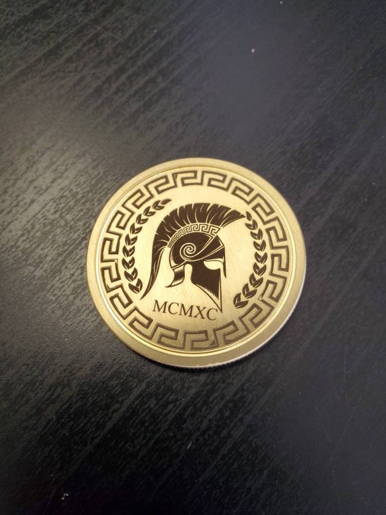 Premium Custom Laser Engraved Coins for Gifts Challenge - Etsy