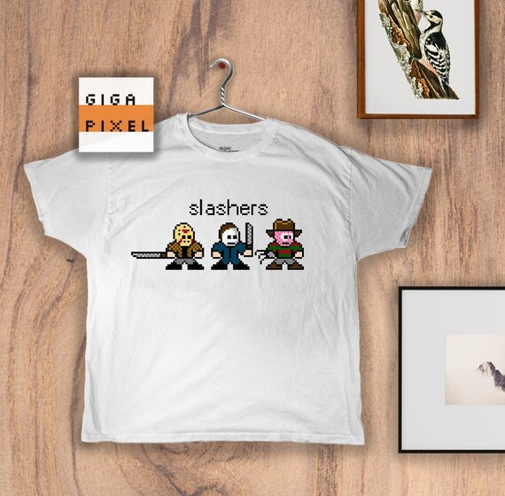 Slashers Sprite Pixel Unisex Shirt Slasher Movie Villains | Etsy