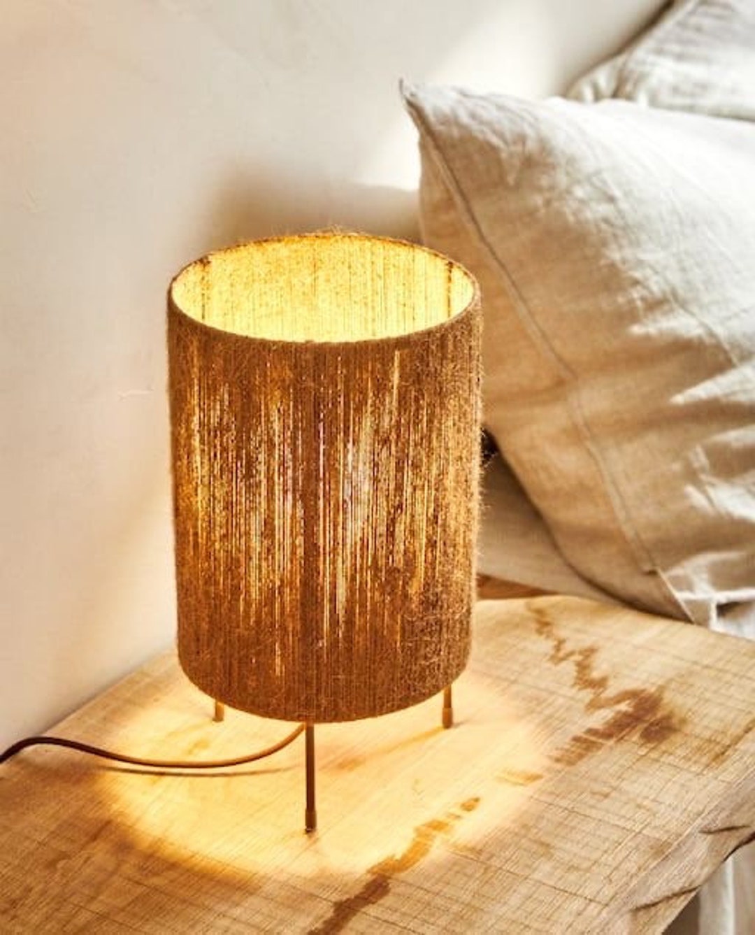 Boho Jute Lampshade - Etsy