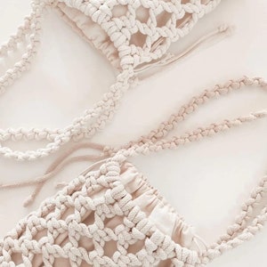 Macrame Net Bag | Macrame Tote Bag - Etsy