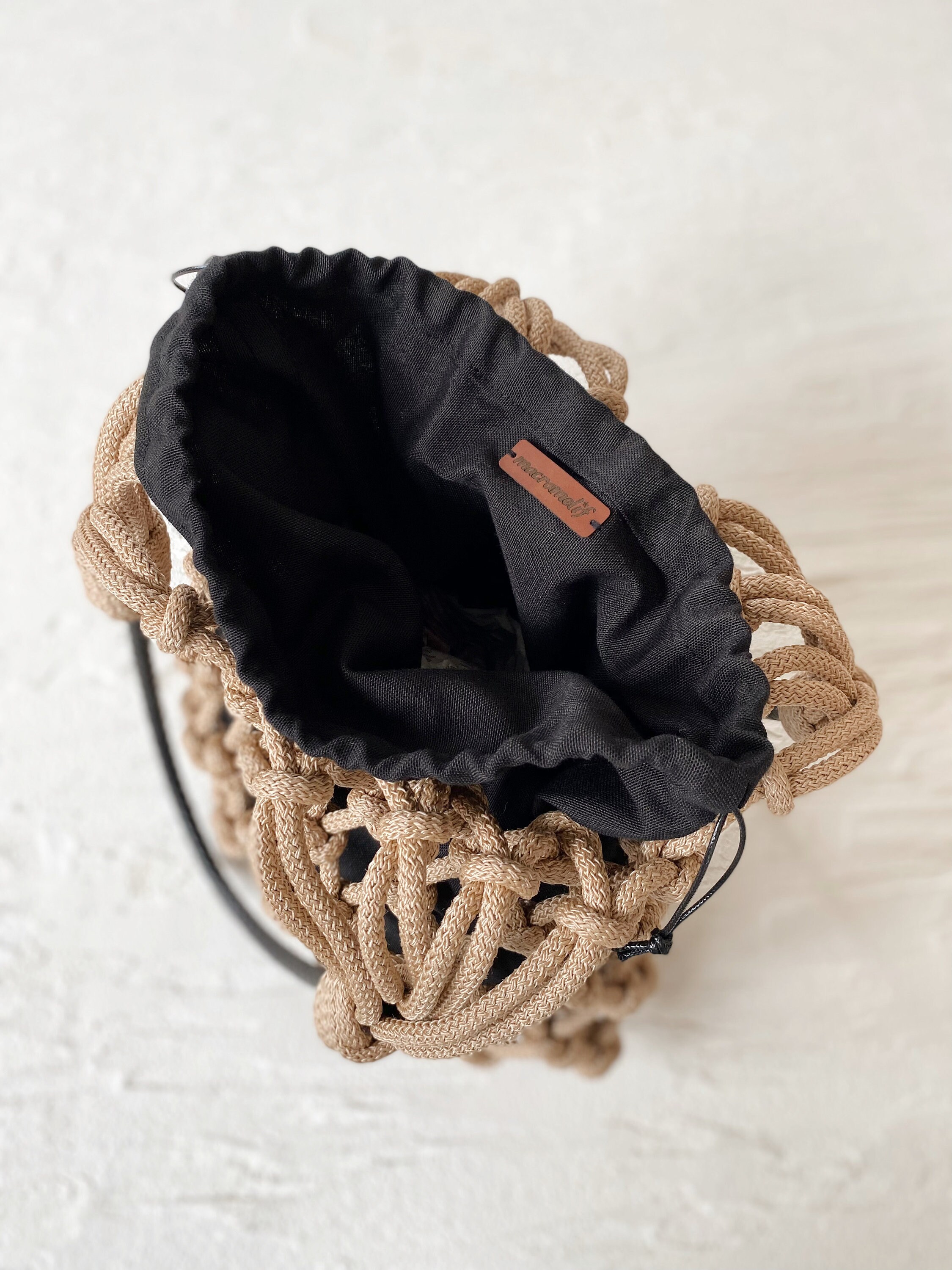 Macrame Fishnet Cord Mesh Bag | Macrame Net Bag | Macrame Luxury Bag - Etsy