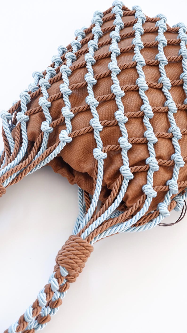 Handmade Macrame Tote Bag | Boho Summer Style - Etsy