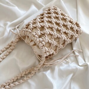 Macrame Net Bag | Macrame Tote Bag - Etsy