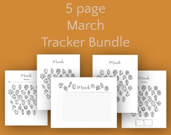 March Mood Tracker - Etsy