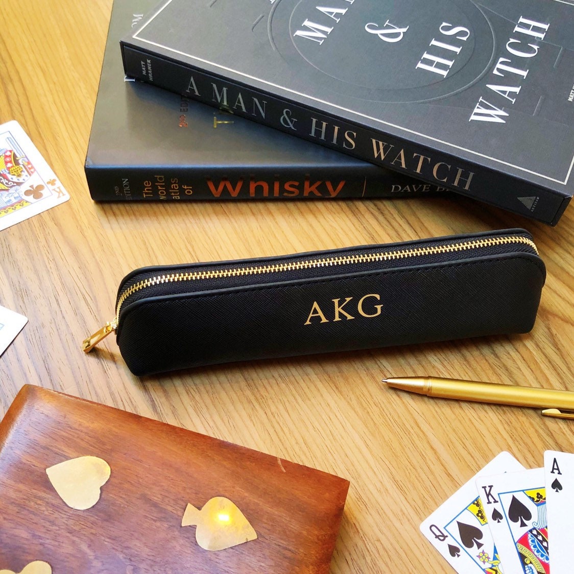 Personalised Mens Pencil Case Mens Personalised Case for | Etsy