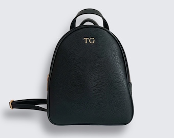 Personalised Backpack With Initials Monogrammed Grey Rucksack Unique ...