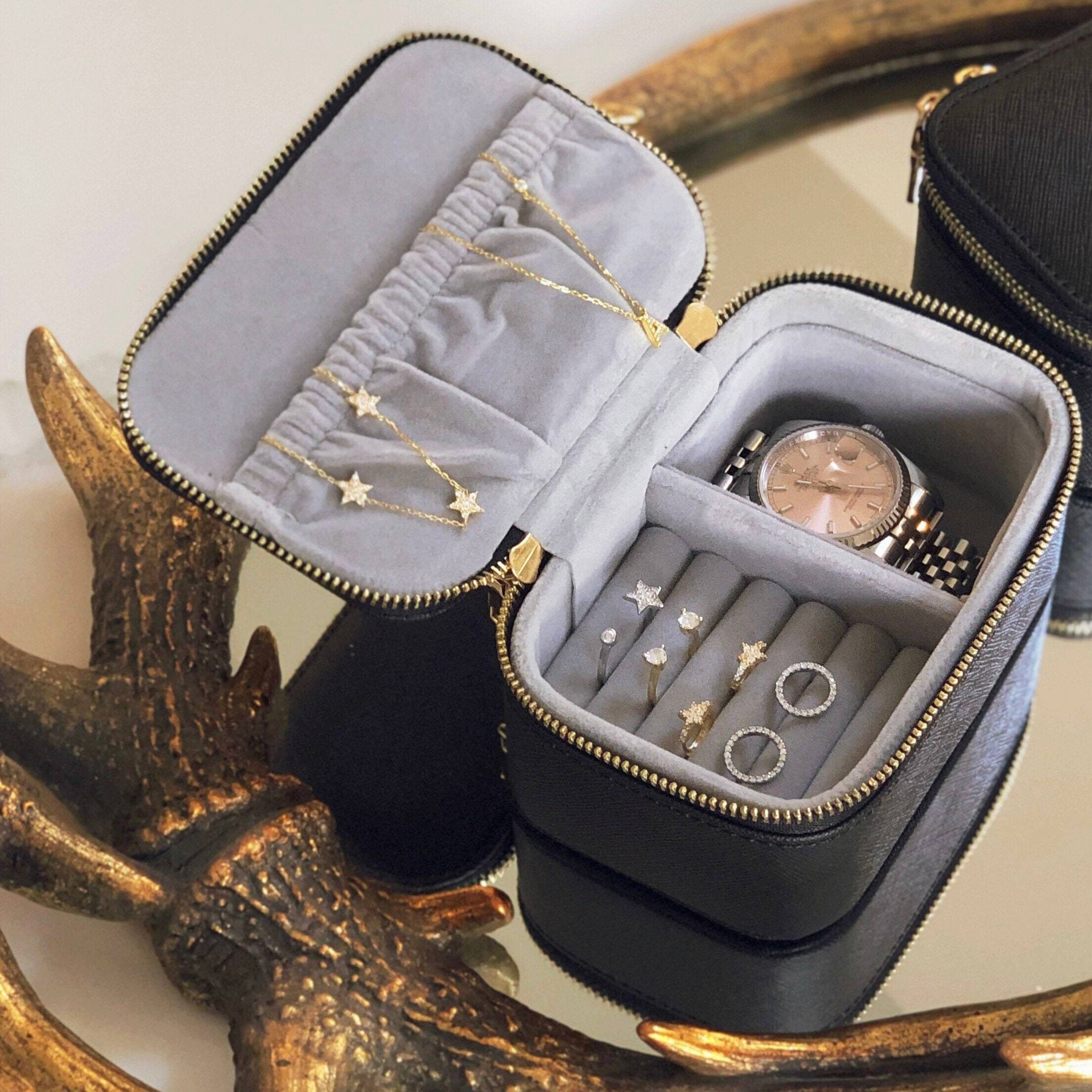 Luxury Personalised Jewellery Box With Initials Timeless - Etsy