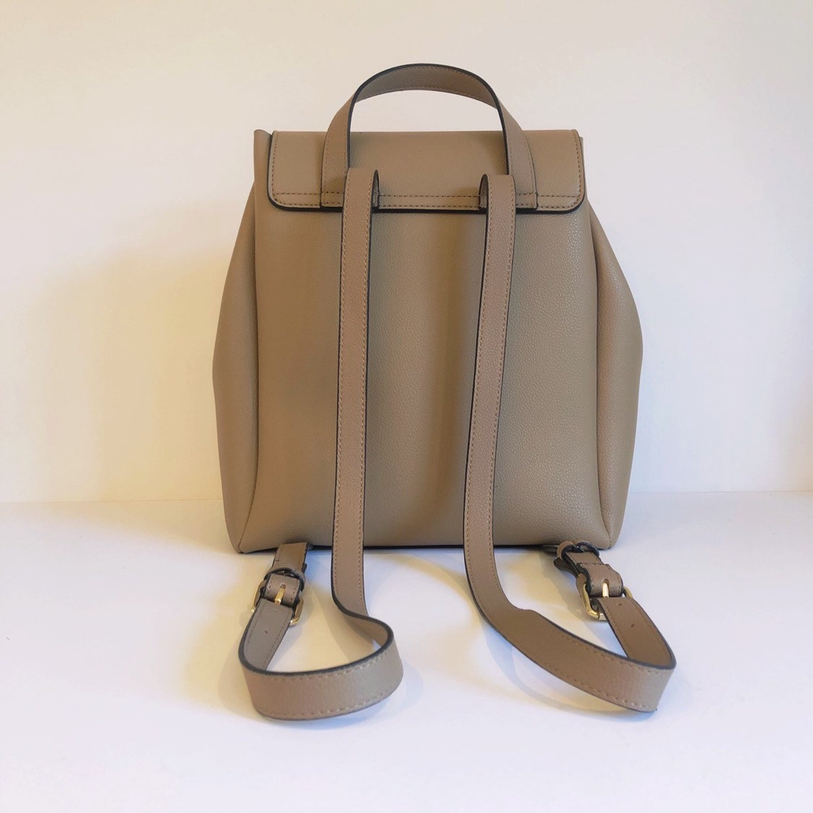 Personalised Backpack With Initials Rucksack in Tan Camel | Etsy