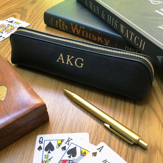 Personalised Mens Pencil Case Mens Personalised Case for | Etsy
