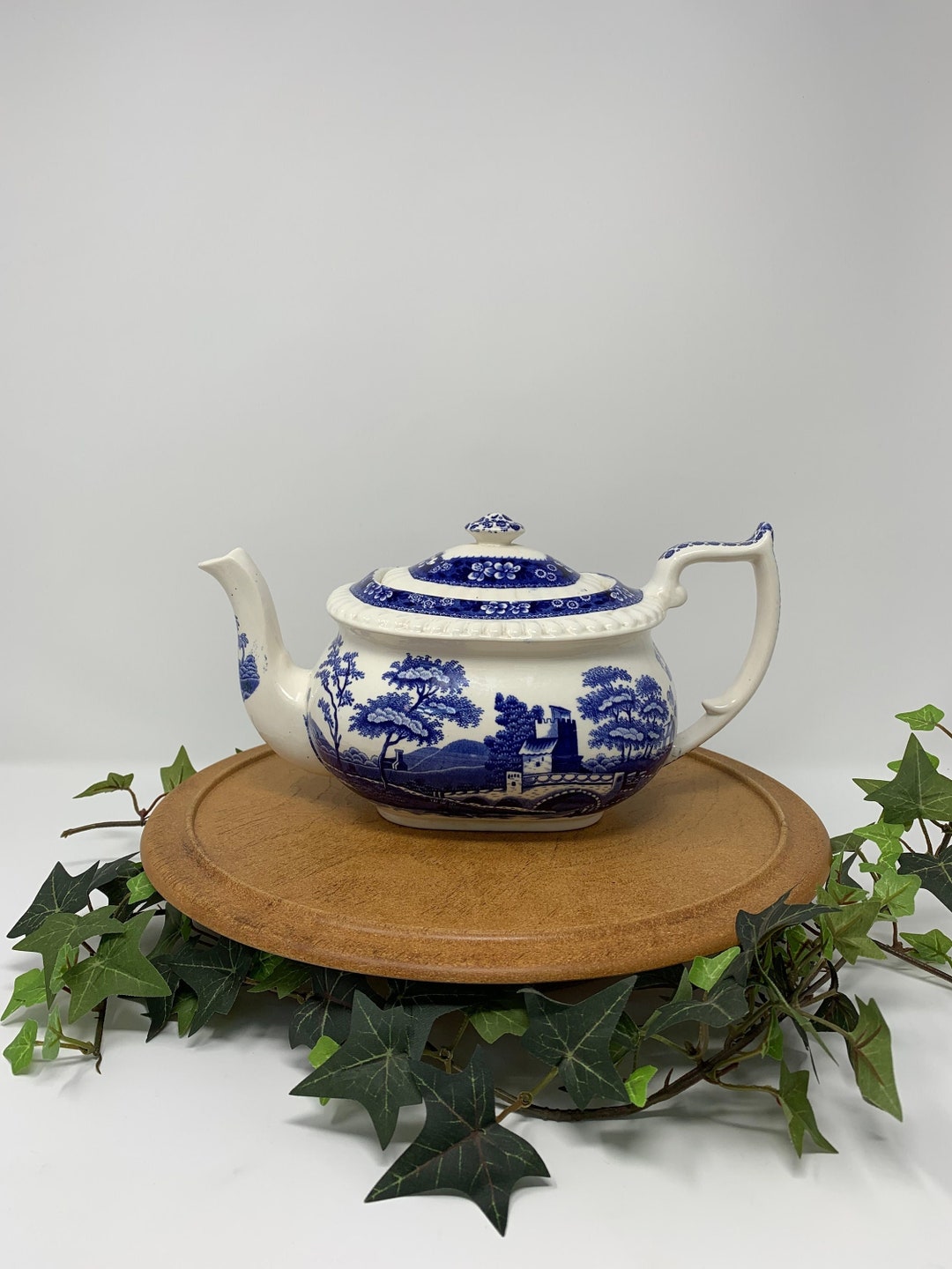 Spode England Tower Tea Pot Spode Design Collector Vintage - Etsy