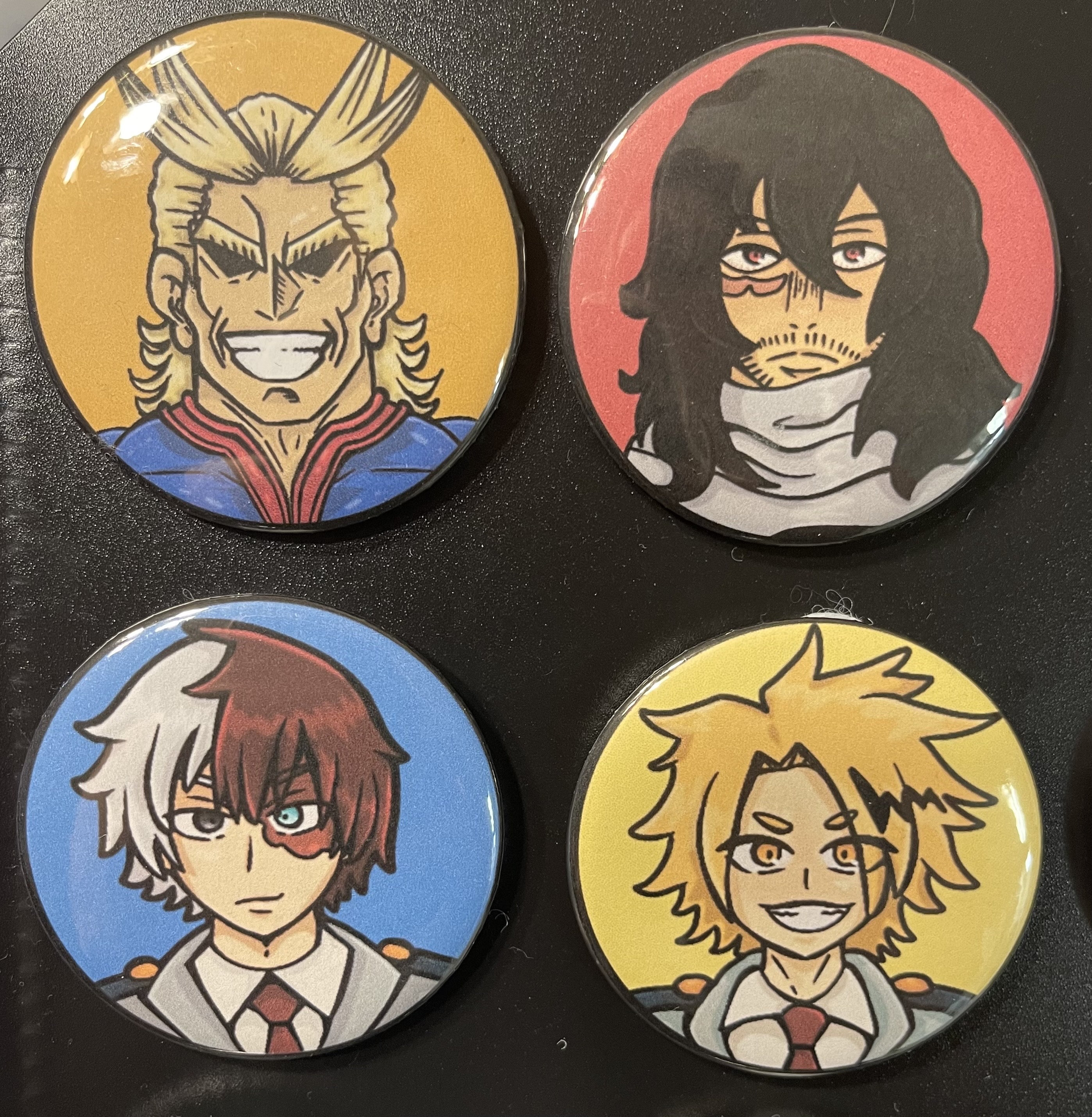 Assorted MHA Hero Buttons - Etsy