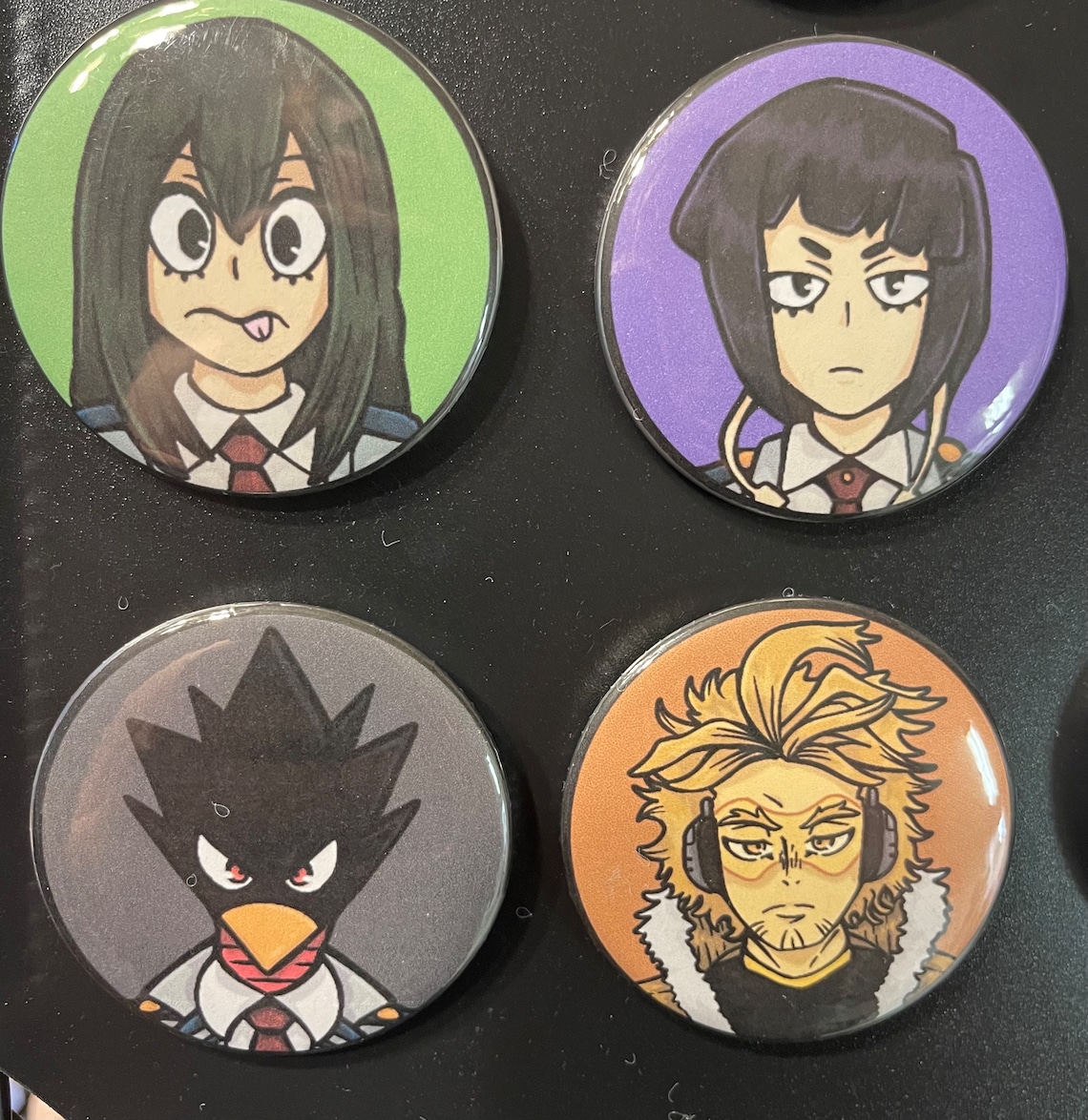 Assorted MHA Hero Buttons - Etsy