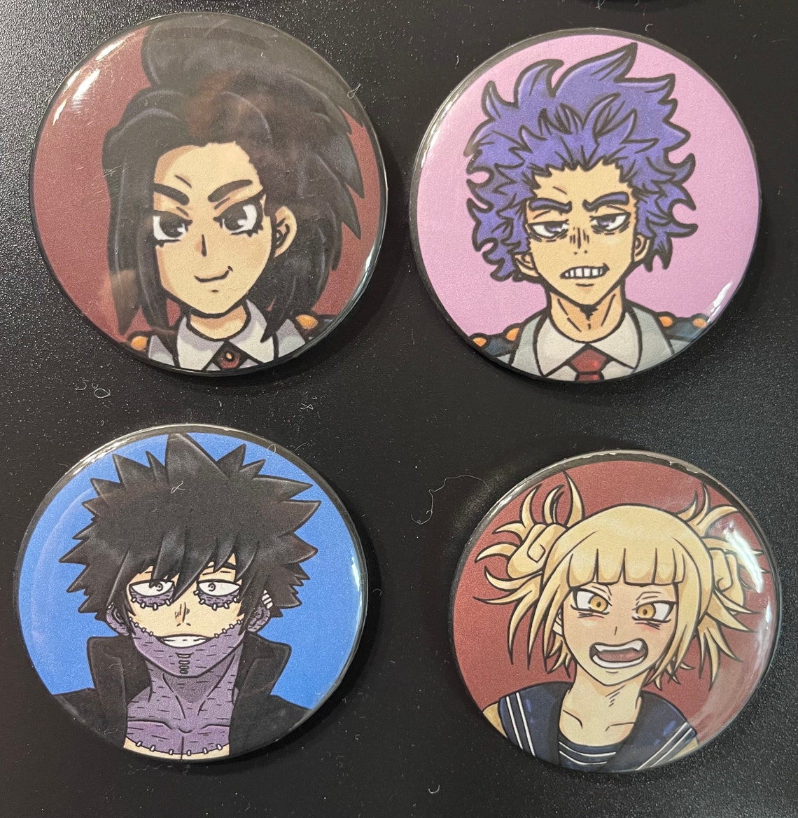 Assorted MHA Hero Buttons - Etsy