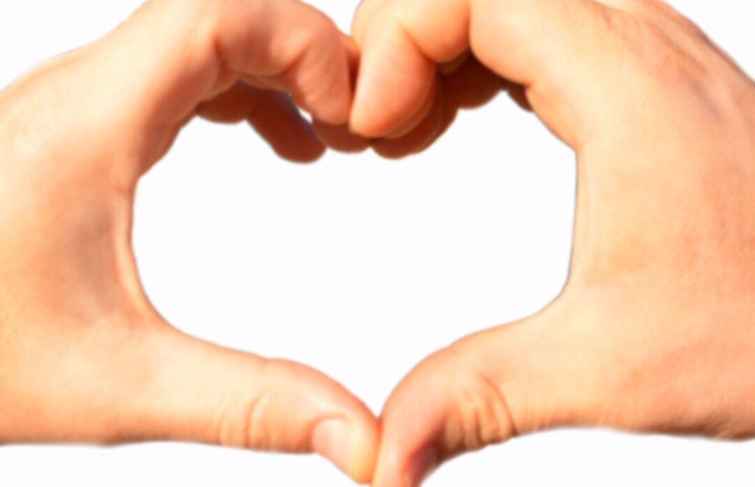 Hand Heart Digital Layer - Etsy