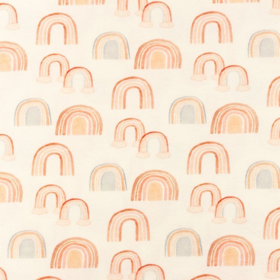 Jersey Pastel Rainbow Digital Print - Etsy