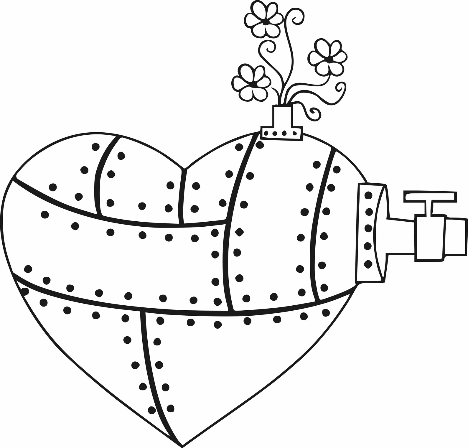 Corazón svg archivo 6pics Dxf cdr svg jpg ai archivos CNC | Etsy