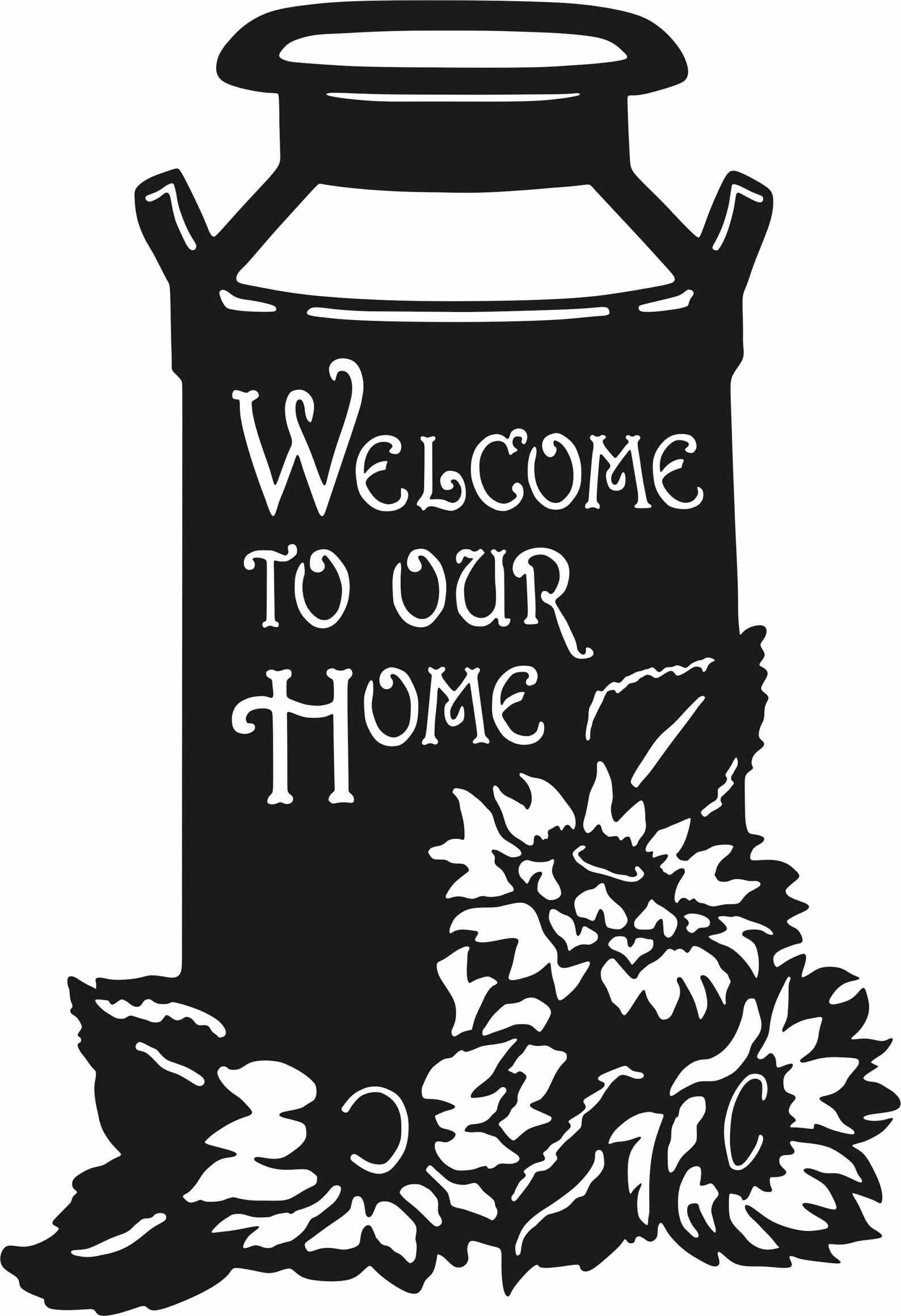 Welcome to Our Home Welcome Door Sign Welcome Clip Art | Etsy