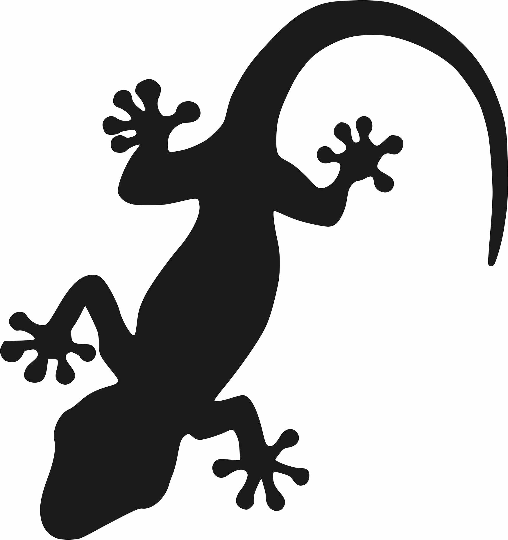 Lizard vector dxf cdr svg jpg ai File Ready for CNC Laser | Etsy