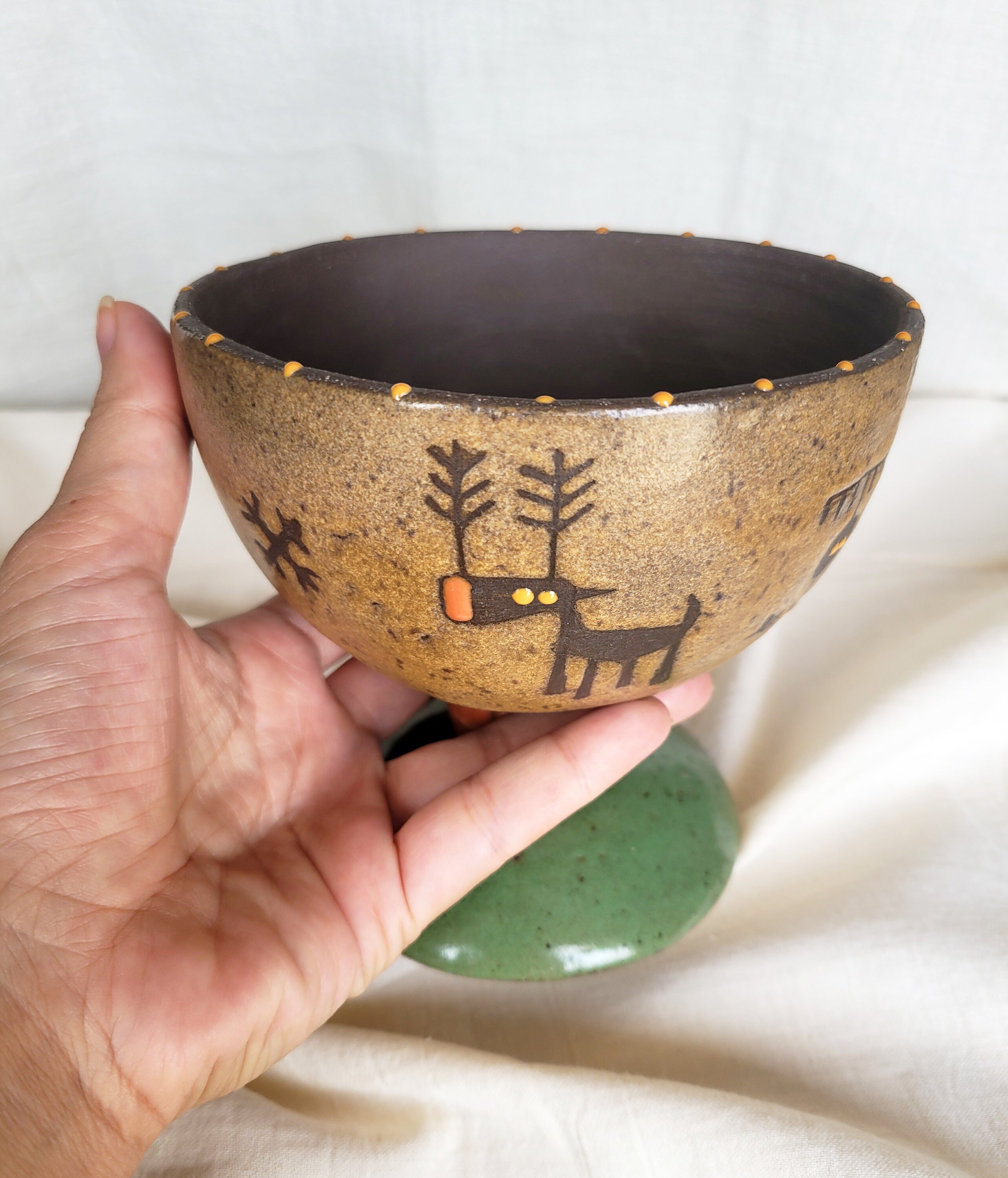 Brown Pottery Planter, Native American Decor, Native American Pottery ...