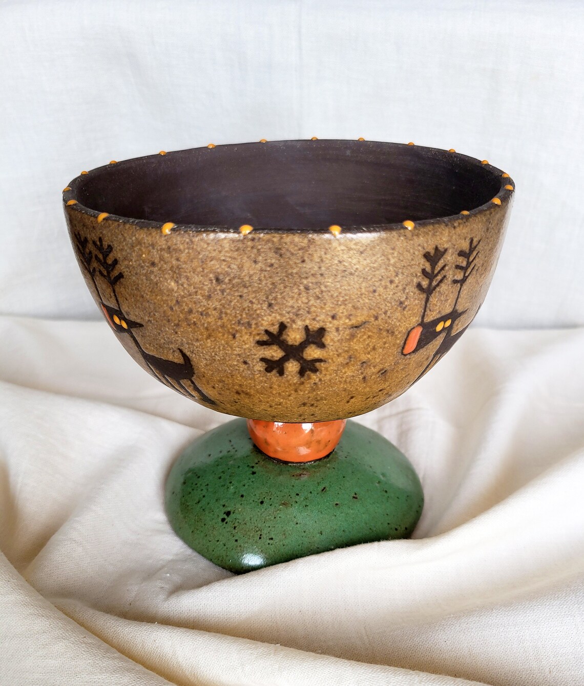 Brown Pottery Planter, Native American Decor, Native American Pottery ...