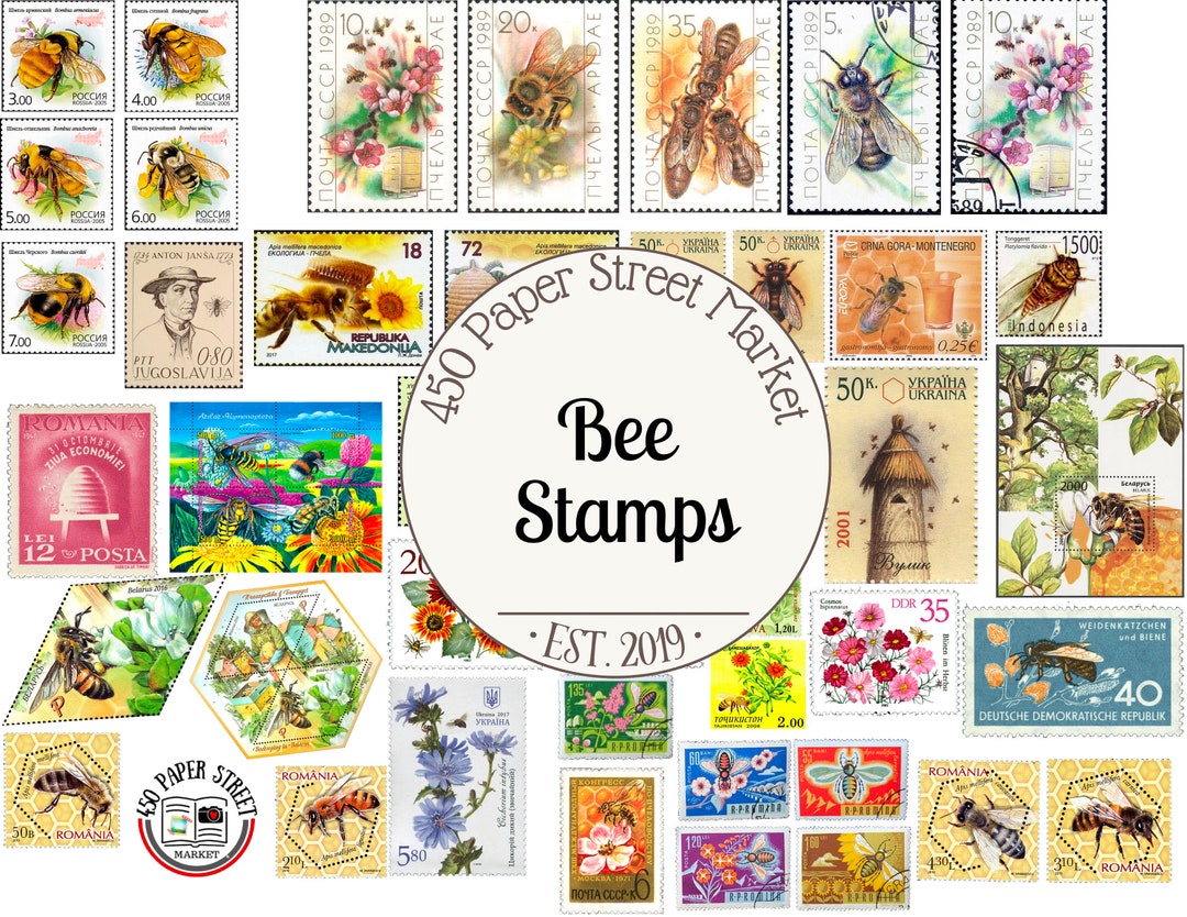 Bees Stamps - Etsy