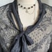 Starry Night Black Pearl Choker Necklace Bead Gothic Steel Festival ...