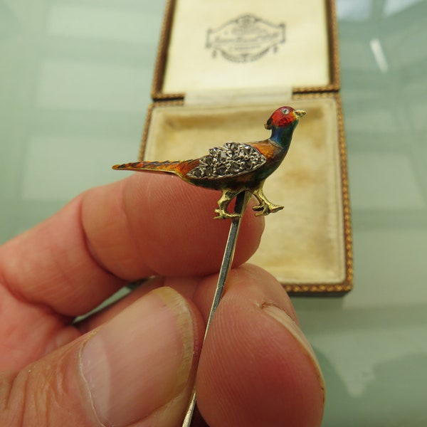 Pheasant Pin - Etsy