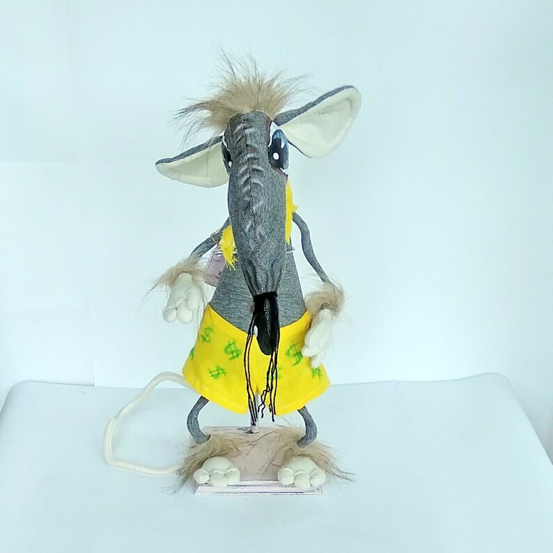 Collection rat stitched rat gray rat soft toy rat doll rat for | Etsy