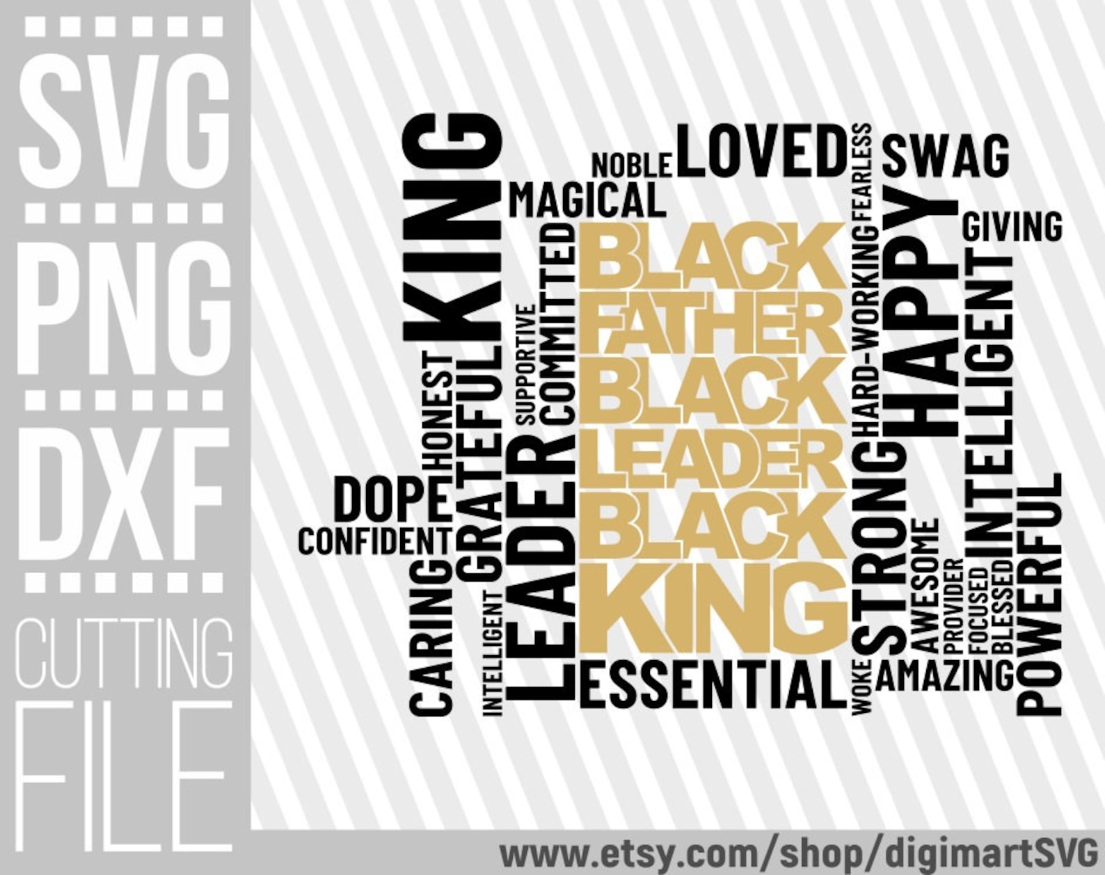 Black Father Svg, Father's Day Svg, Black King Svg, Dad Svg, Brave Svg ...