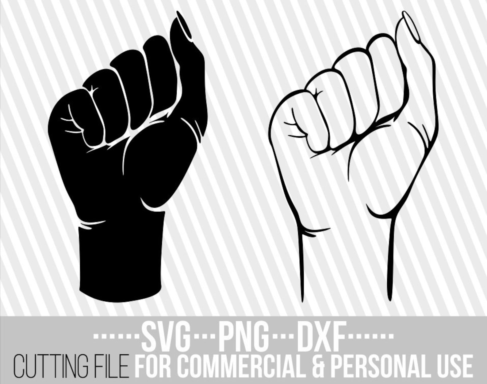 Fist Svg Hand Svg Power Svg Woman Fist Svg Female Svg Etsy