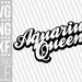 Aquarius Queen Svg, Zodiac Sign Svg, Horoscope, Astrology Svg, Black ...