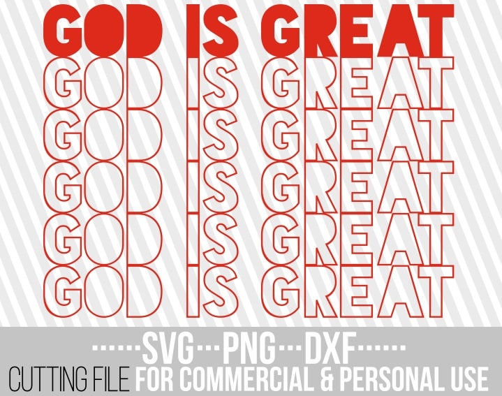 God is Great Svg Christ Dxf Jesus Svg Faith Black Girl - Etsy