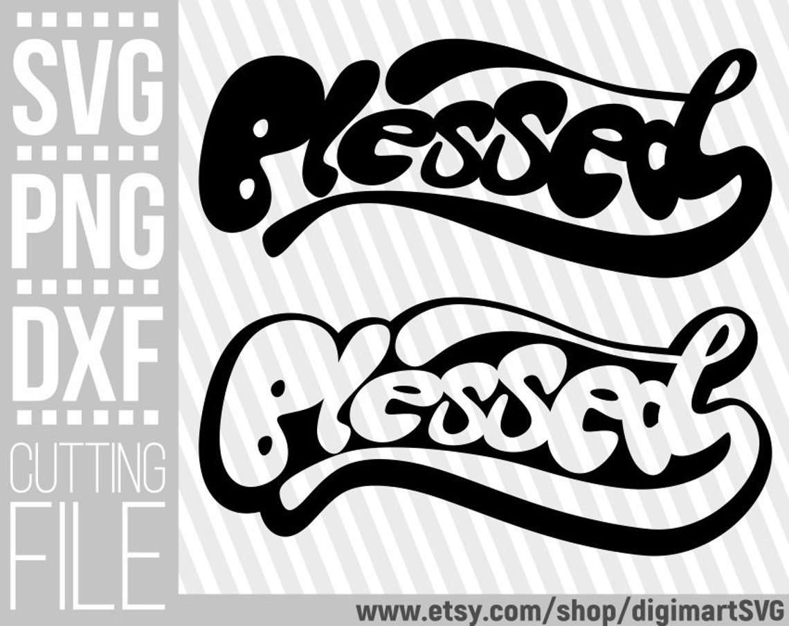 Blessed Svg Pray Svg Blessed Word Svg Believe Svg Graffiti - Etsy