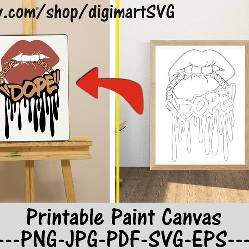 Lips Printable Coloring Pages