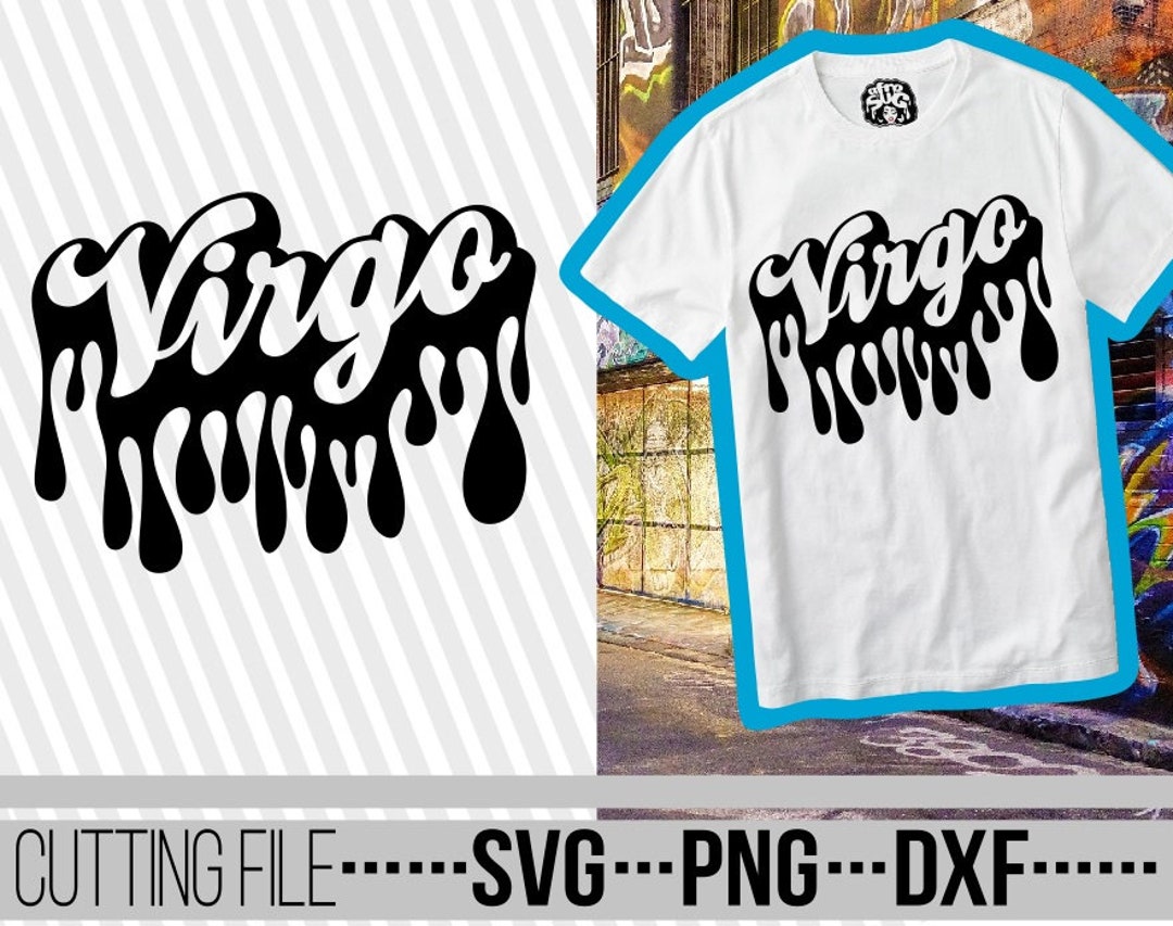 Virgo Svg, Zodiac Sign Svg, Horoscope, Dripping Words, Afro Woman ...