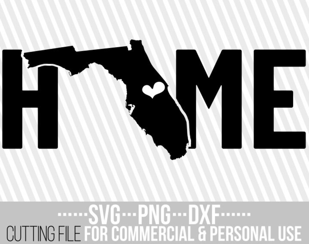 Florida Home Svg, My Roots Svg, Florida Vector, State Svg, Usa Dxf ...