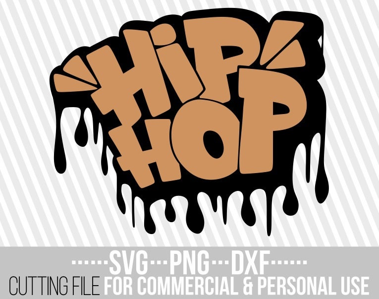 Hip Hop Svg Dripping Graffiti Music Rap Afro Woman Old - Etsy