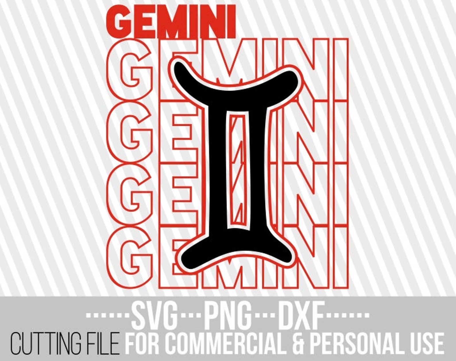 Gemini Svg Zodiac Sign Svg Horoscope Dxf Astrology Svg | Etsy