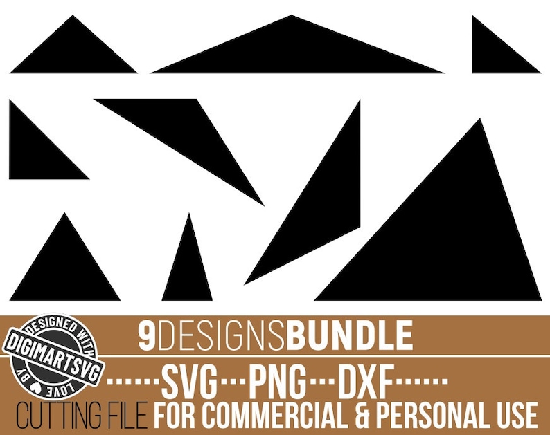 9x Triangle Svg Bundle, Shape Svg, Basic Shape Svg, Geometric Shape ...