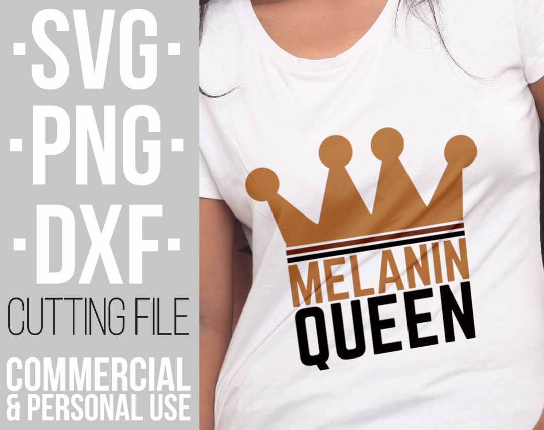Melanin Queen Svg, Black Girl Magic, Afro Woman, Black Woman, Crown ...