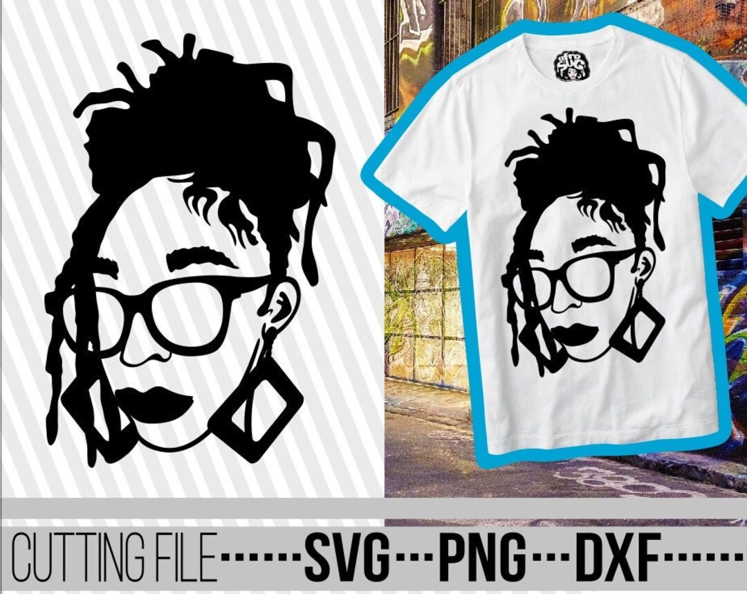 Black Woman Svg, Locs Svg, Dreadlocks Svg, Melanin Svg, Black History ...