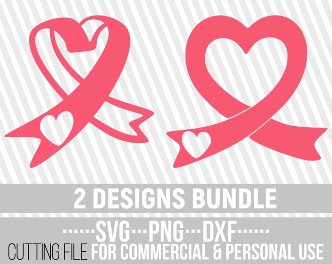 2x Pink Ribbon Svg, Breast Cancer, Cancer Survivor Svg, Awareness ...