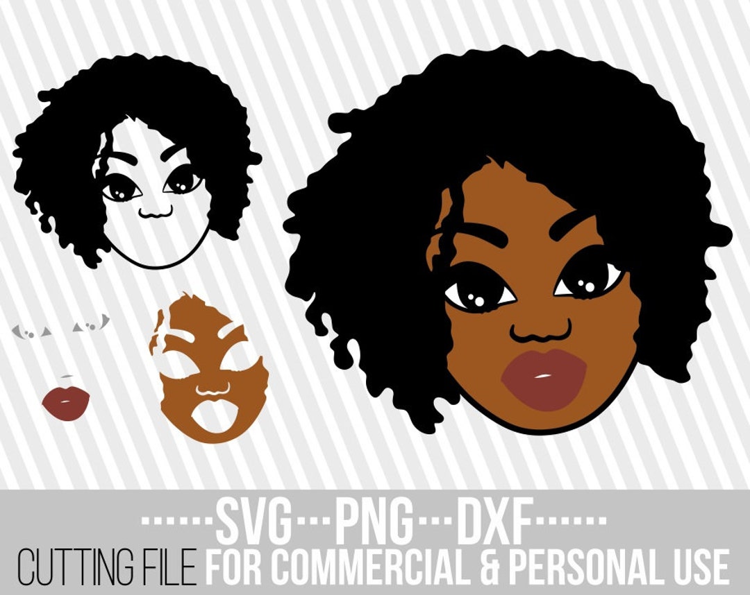 Black Woman Braids Svg, Dreadlock Svg, Afro Girl Svg, Afro Svg, Melanin ...