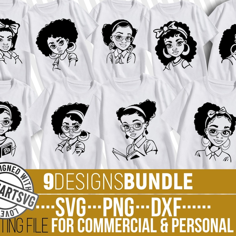 Black Girl Logo - Etsy
