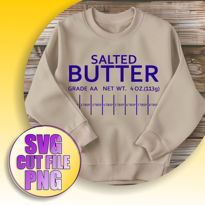 Salted Butter SVG File, Trendy Vintage Retro Funny Sarcastic SVG ...